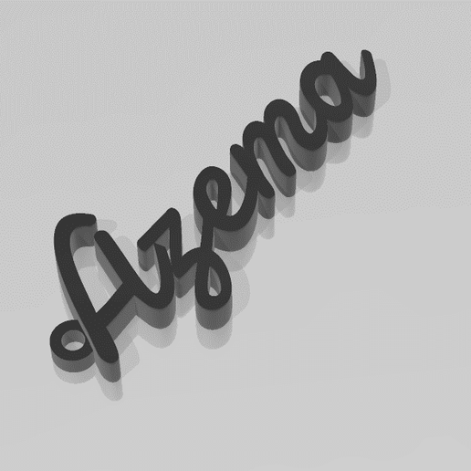 👩 Azema・ STL File for 3D printing・Cults