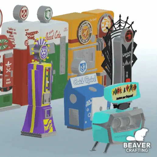 🤙 PERK MACHINE PERKAHOLIC PACK 3MF - 3D PRINTABLE - CALL OF DUTY ...