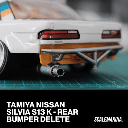 Archivo STL Detalle chasis trasero & Bash Bar - Nissan Silvia S13 K 🎨 ...