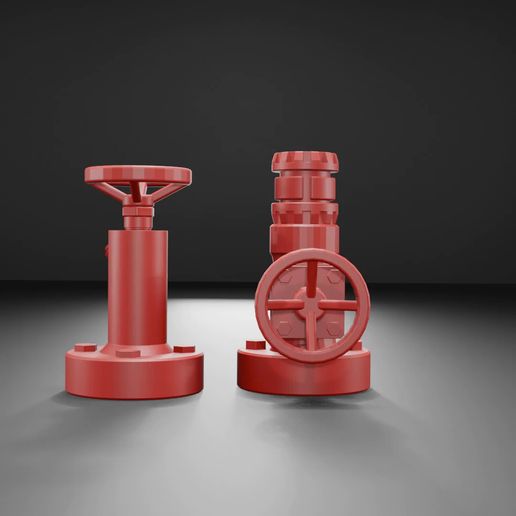 🚒 Fire Hydrant with Flange – 3D Printable Models (Standard & 90°)・ STL ...