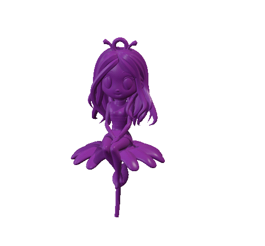 🧚 Hada abejita chibi sunflower・Archivo STL para Impresión 3D・Cults