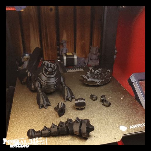 🐱 Pianosaurus / Articulated・ STL File for 3D printing・Cults