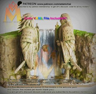 🔚 Naruto's Valley of the End (color VRML is included!! )-Anime and ...