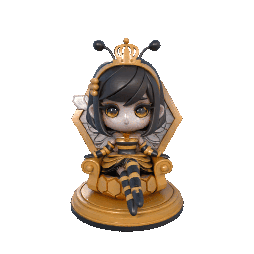 🐝 QueenBee・ STL File for 3D printing・Cults