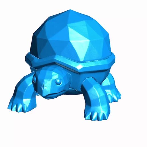 Low-Poly Tortoise Figurine | Cute 3D Printed Turtle for Desk or Decor 🐢 ...