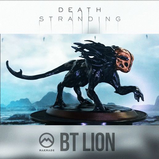 🦁 Death Stranding BT Lion Statue・ STL File for 3D printing・Cults