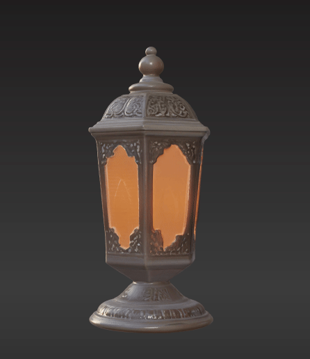 🔦 Victorian Lamp STL – Vintage Lantern with Filigree & Flickering Flame ...