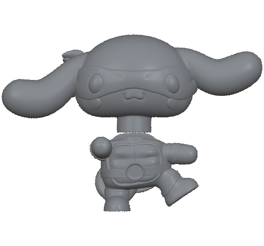 👋 HELLO KITTY X NINJA TURTLES CINNAMOROLL TNMT FAN ART (2 parts)・ STL ...