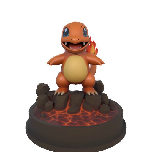 🐉 Charmander Habitat Diorama – Pokémon 3D Print・ STL File for 3D ...