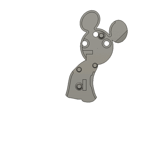 STL file Mickey Mouse phone holder. Wall or car 🐁 (3MF)・3D print model ...