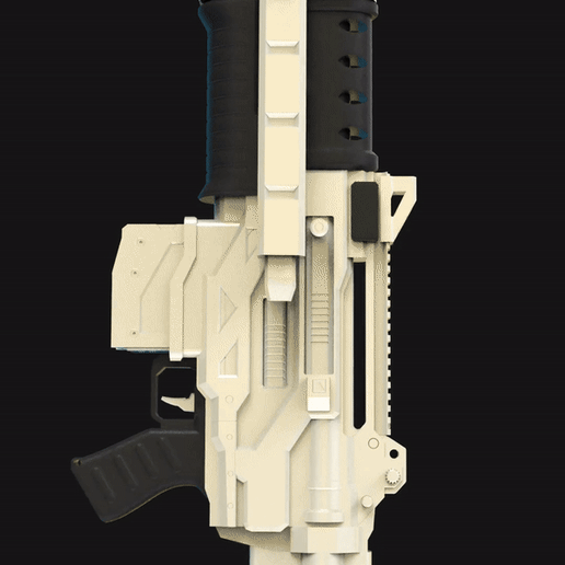 👾 Kramer assault rifle - Aliens: Fireteam Elite・ 3D File for 3D ...