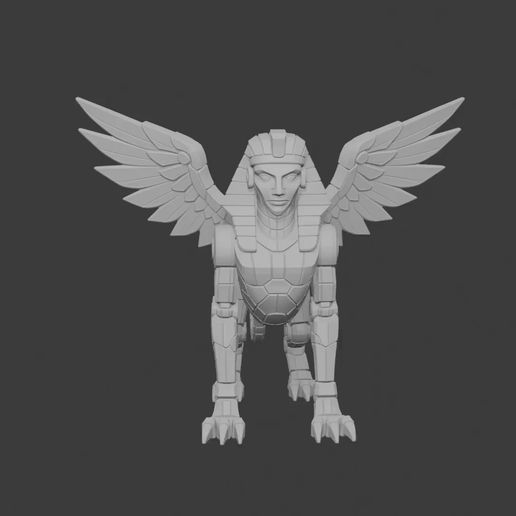 🐉 Mecha Sphinx Mecha Mythical Monsters Collection・ STL File for 3D ...