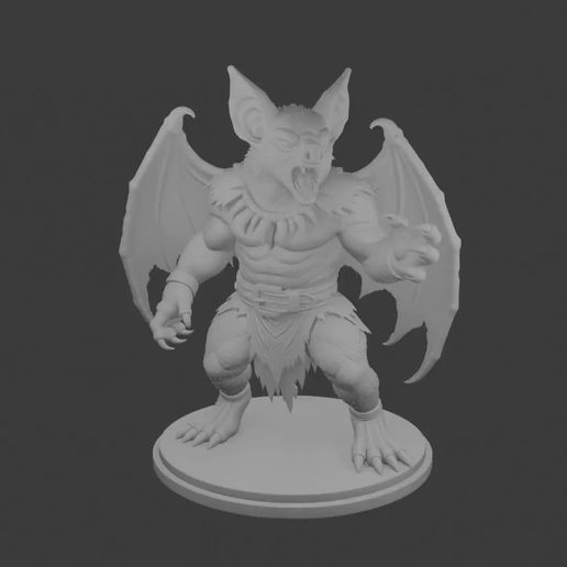 🦇 dungeons and dragons animal lord bat・ STL File for 3D printing・Cults