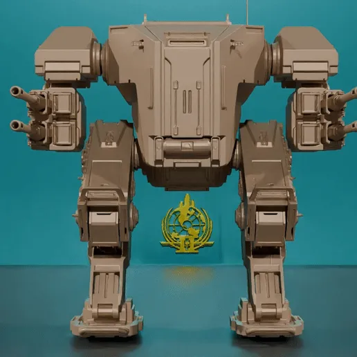 👾 Emancipator Exo-Suit Mech - Helldivers 2・ STL File for 3D printing・Cults