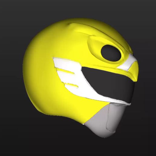 🪖 Jetman-Inspired Ranger Helmet STL Yellow Owl・ 3D File for 3D printing ...