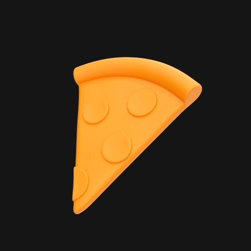 🍕 Pizza・ STL File for 3D printing・Cults