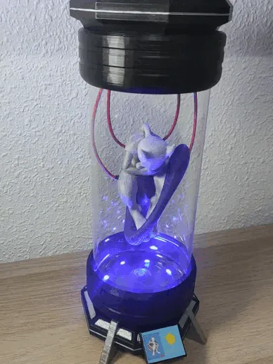 🐉 Mewtwo Incubator Capsule・ STL File for 3D printing・Cults