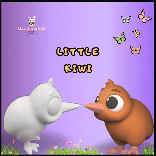 3D file Little Kiwi 🥝 ・3D printing design to download・Cults