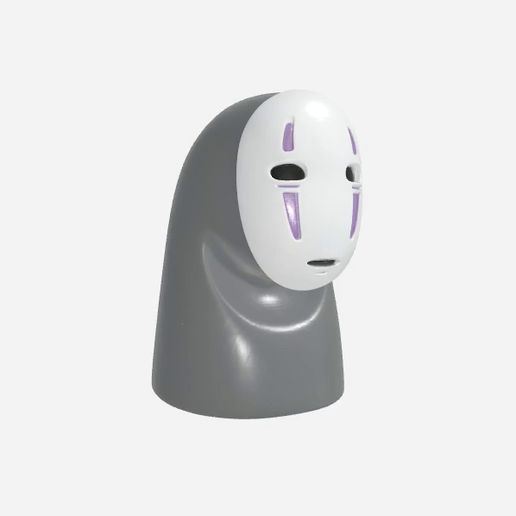 👤 No‑Face Chibi Bust – Spirited Away Fan Art 3D Model・ 3D File for 3D ...