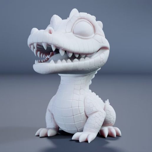 👶 Baby Gator・Free STL File for 3D printing・Cults