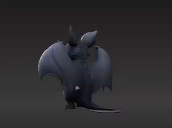 👻 Haunted House Bat Creature - Spooky 3D Printable Model・ STL File for ...