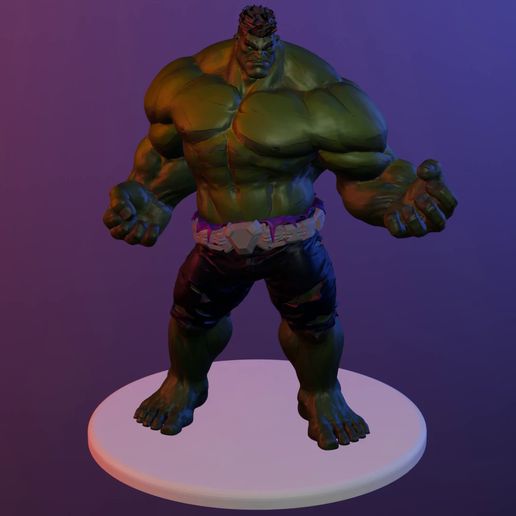 🎲 Hulk (Bruce Banner) - Marvel Rivals・ STL File for 3D printing・Cults