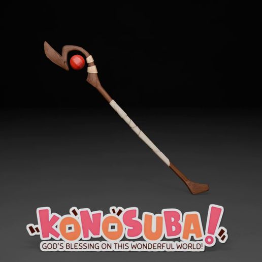 🔫 Megumin's Staff Konosuba Cosplay Props / Konosuba Megumin's Staff ...