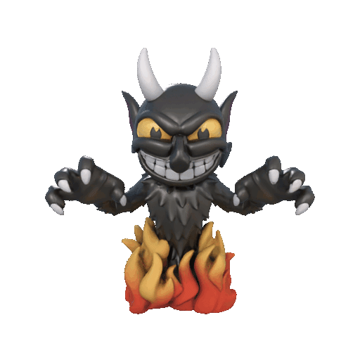 😈 El Diablo – Cuphead devil (Figura 3D Fan Art)・Archivo STL para ...