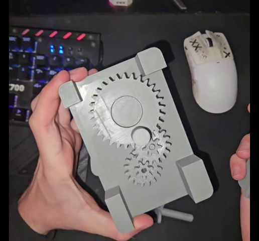 Modular Speed Multiplier with Hand Crank・ STL File for 3D printing・Cults