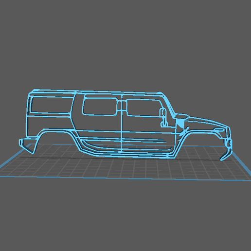 👾 Hummer - H2 2010・ STL File for 3D printing・Cults