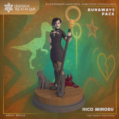 🎲 Nico Minoru | Runaways Pack・ 3D File for 3D printing・Cults