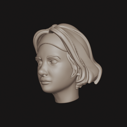 👾 Haydee III head replacement - Haydee Articulated Figurine・ STL File ...