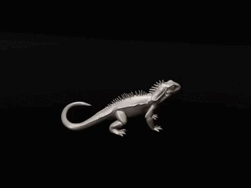 🦎 Realistic Lizard 3D Model - Reptile STL for 3D Printing・ STL File for ...