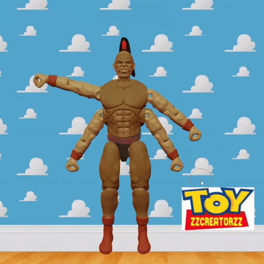 🎨 goro articulated figure・ OBJ File for 3D printing・Cults