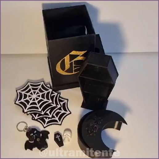 🎁 DARK GOTH GIFT BOX - GOTHIBOX・ 3D File for 3D printing・Cults