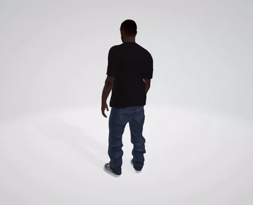 🦸 Carl "CJ" Johnson de GTA: San Andreas・Archivo STL para Impresión 3D・Cults