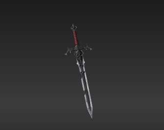 🗡️ Espada Demoníaca Cursed Edge - Adereço de Fantasia Negra para ...