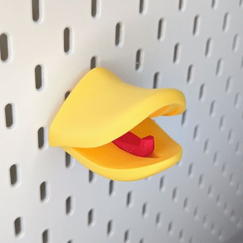 🦆 Duck Beak Coat Rack・ STL File for 3D printing・Cults