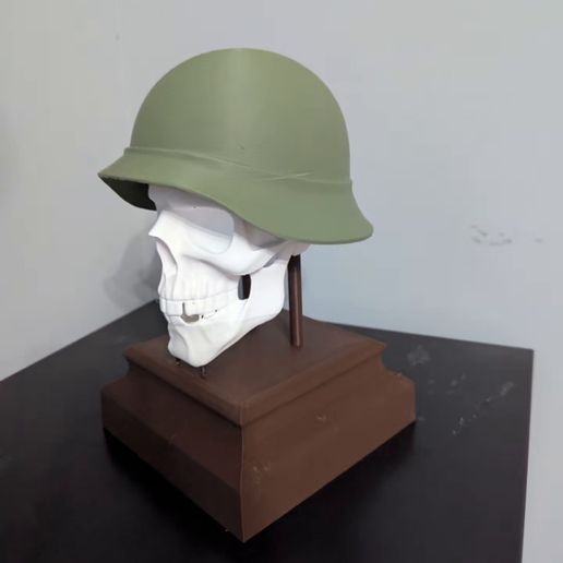 💀 Army Skull・ 3MF File for 3D printing・Cults