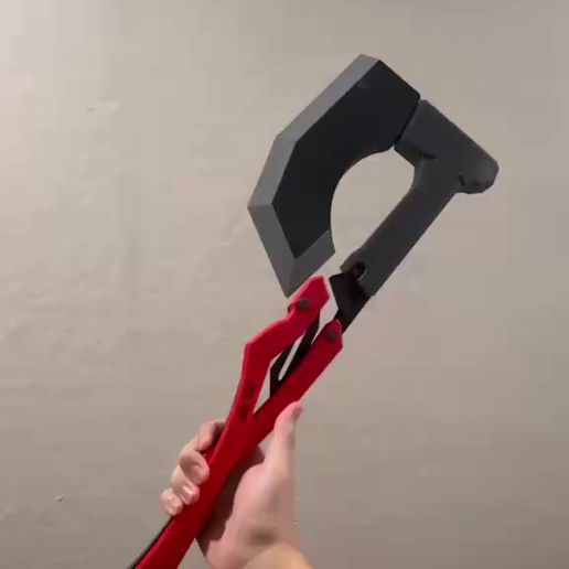 🪓 Hk416 Klukai Axe (Girls Frontline 2) Replica・ 3D File for 3D printing ...