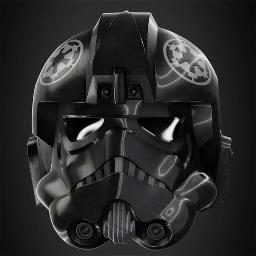 ⭐ Star Wars Tie Pilot Helmet for Cosplay・ STL File for 3D printing・Cults