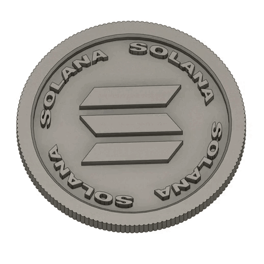 🪙 CRYPTO COLLECTION / SOLANA・ STL File for ・Cults