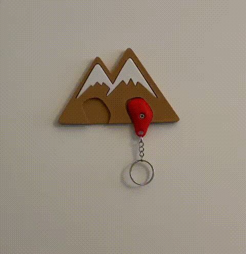 🗝️ Climber Keyring Holder : Climber Key Hanger・ STL File for 3D ...