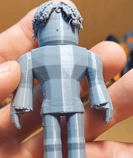 👦 ROBLOX avatar boy with curly hair・ STL File for ・Cults