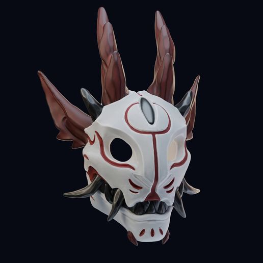Archivo STL Demon Mask - COSPLAY - DIGITAL STL FILE FOR 3D-PRINTING 📁 ...