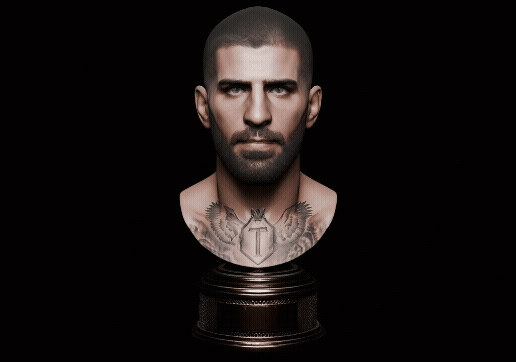 👤 ILIA TOPURIA - UFC - BUST - V2・ STL File for 3D printing・Cults