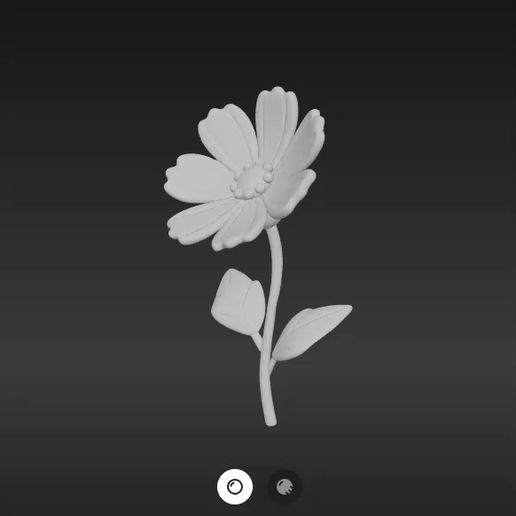 💐 Cosmos Flower・ STL File for 3D printing・Cults