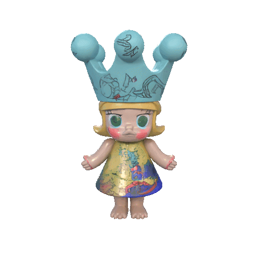 🦸 Mega Royal Molly 400% Childishness Figurine・ STL File for 3D printing ...