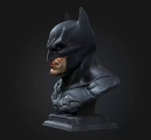 3D file Batman Bust | Stl,Obj,Glb,Fbx 👤 ・3D print design to download・Cults
