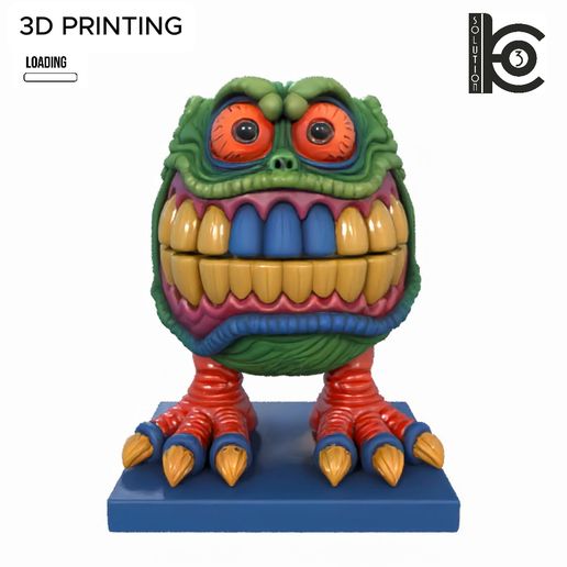 👹 Monster Smile - 3D Model for Printing・ STL File for 3D printing・Cults